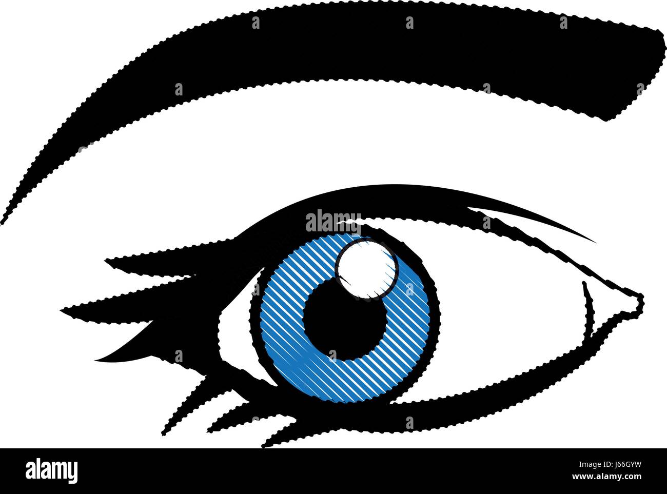 comic eye look optical style Stock Vector Image & Art - Alamy