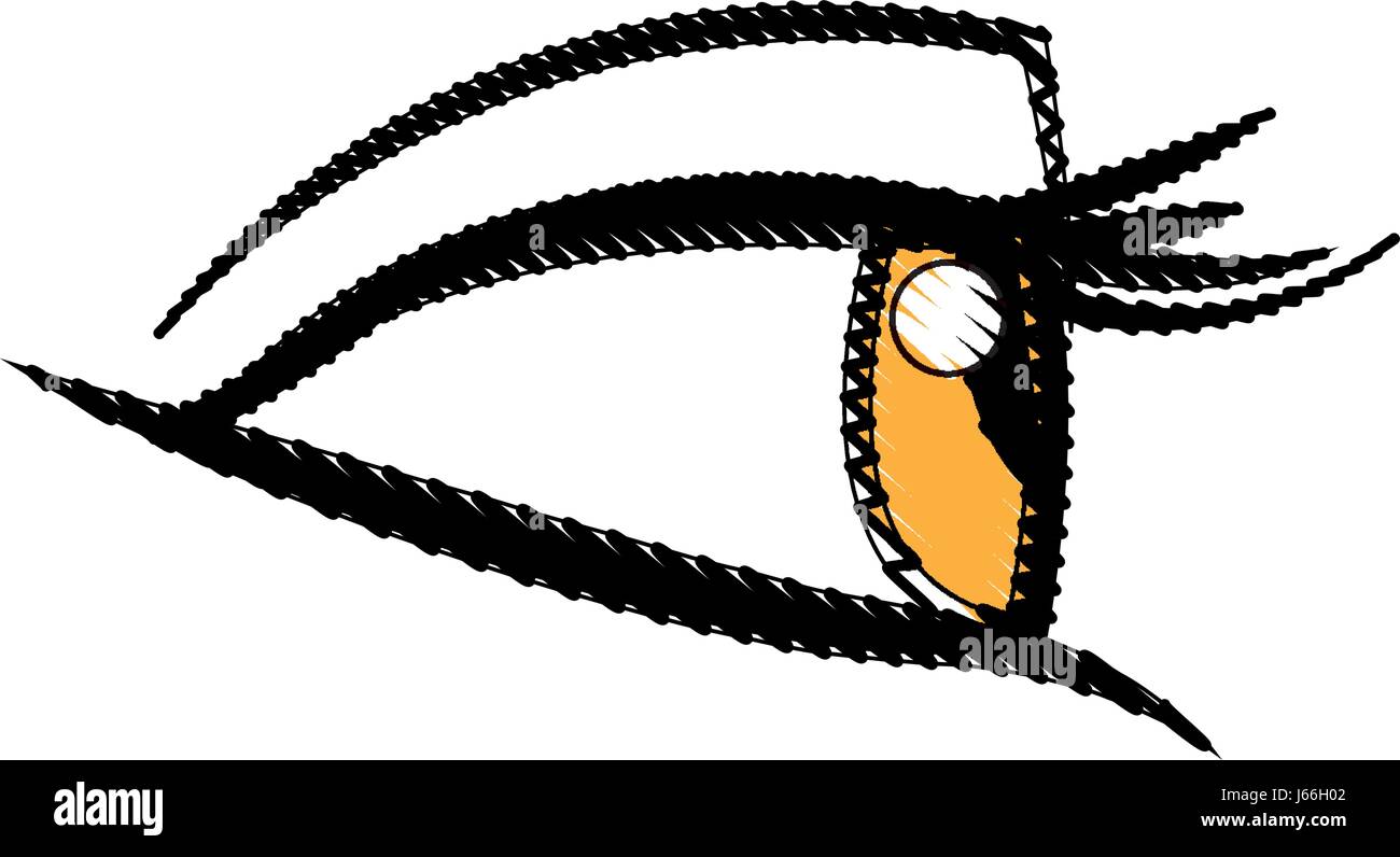 comic eye look optical style Stock Vector Image & Art - Alamy