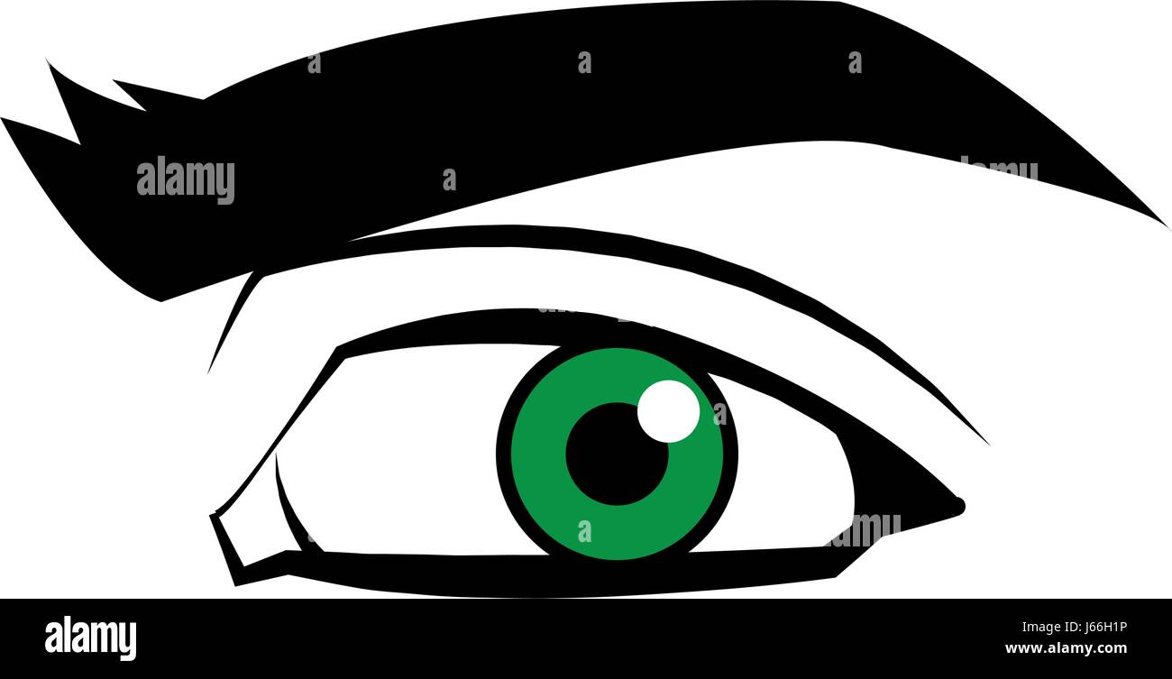 comic eye look optical style Stock Vector Image & Art - Alamy