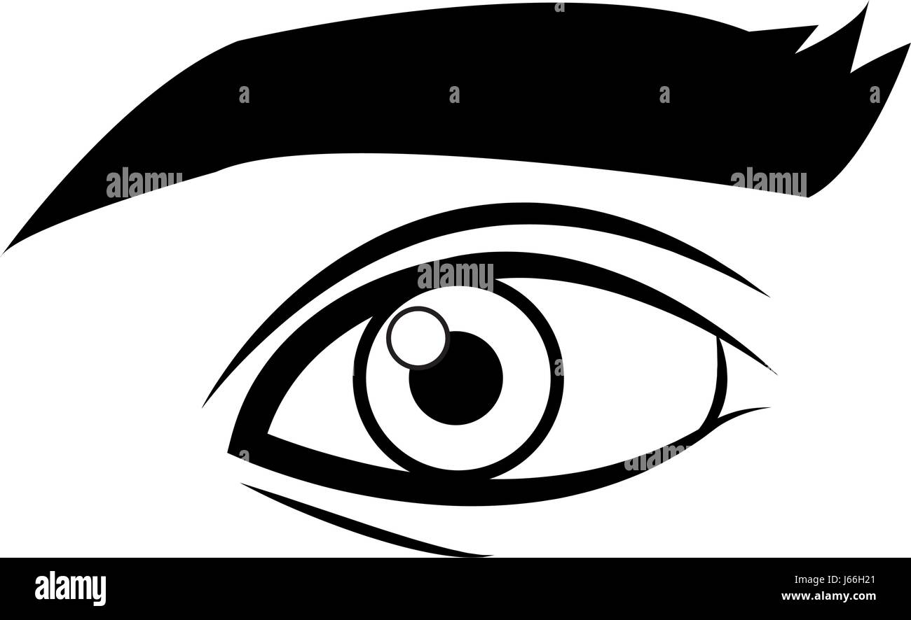 comic eye look optical style Stock Vector Image & Art - Alamy