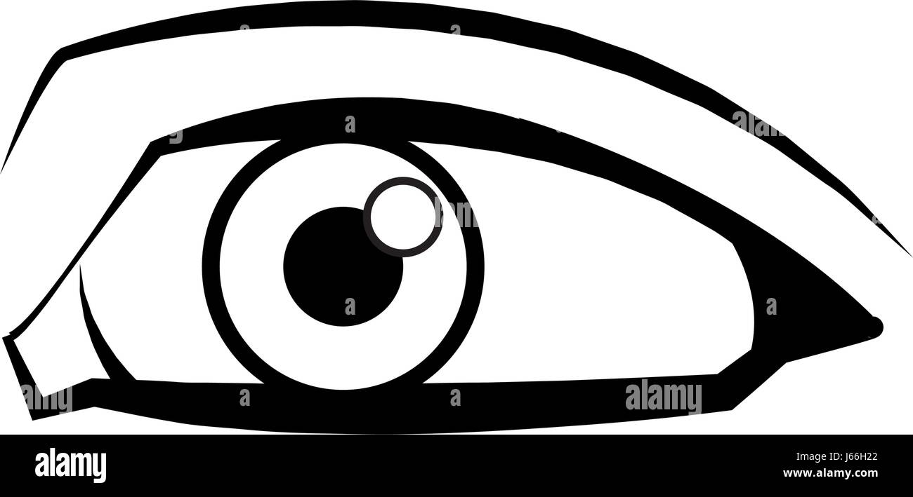 comic eye look optical style Stock Vector Image & Art - Alamy