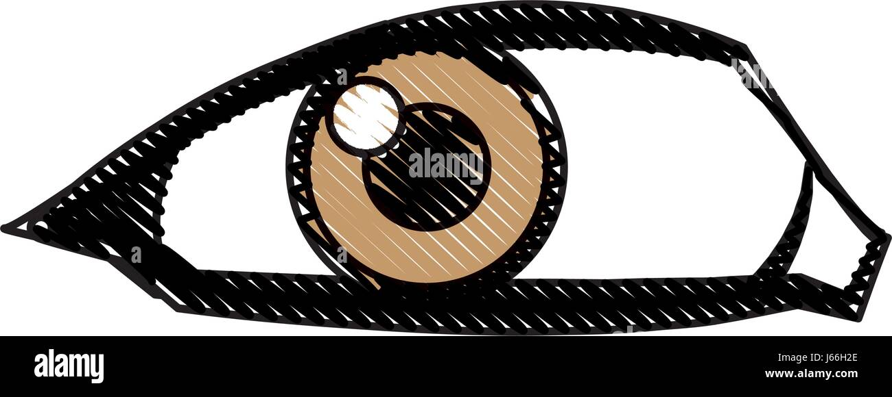 comic eye look optical style Stock Vector Image & Art - Alamy