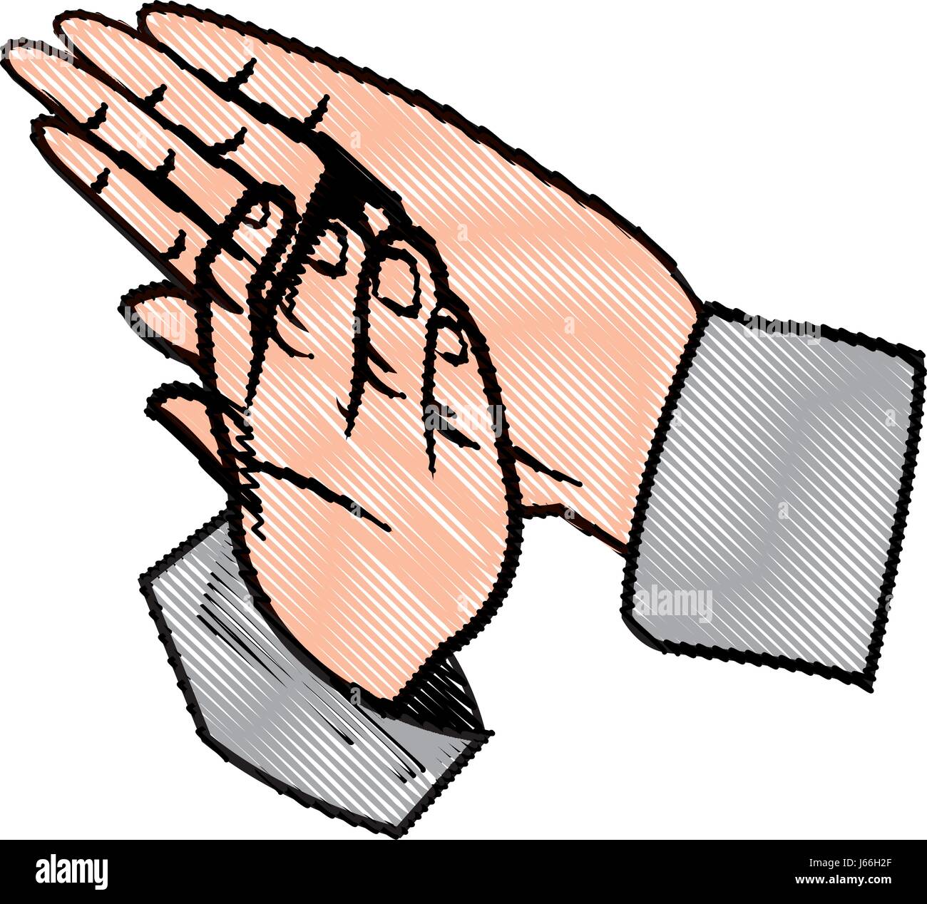 Close up hands teamwork Stock Vector Images - Alamy
