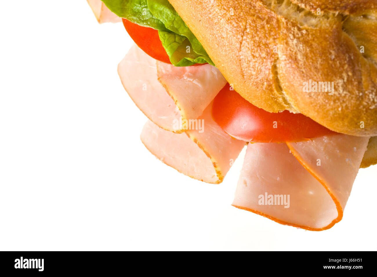 roll kaiser sandwich ham page sheet salad sausage food aliment bread ...