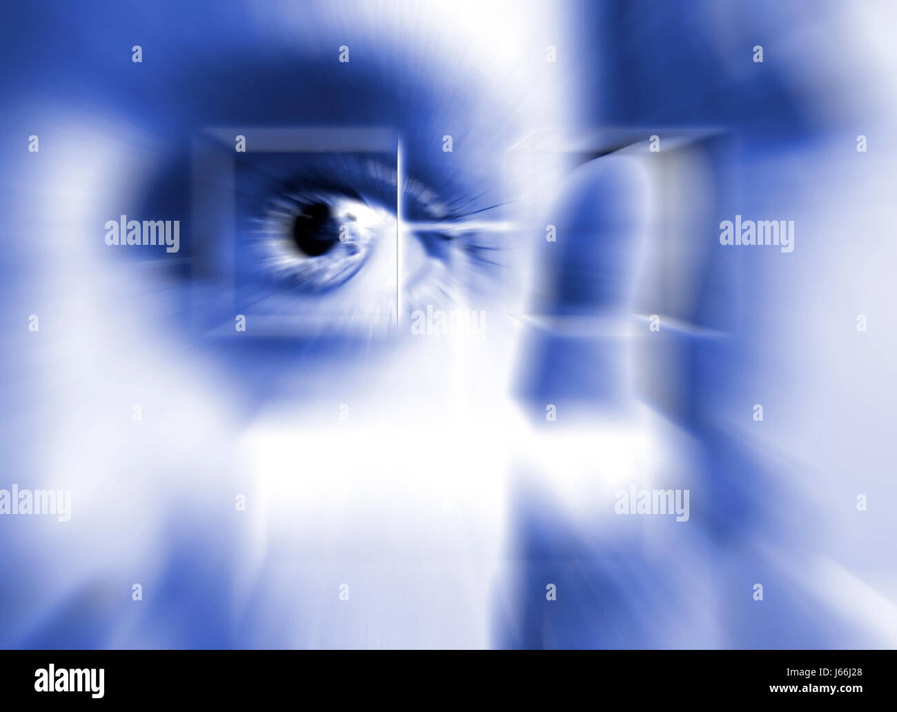 lock blue finger model design project concept plan draft eye organ ...