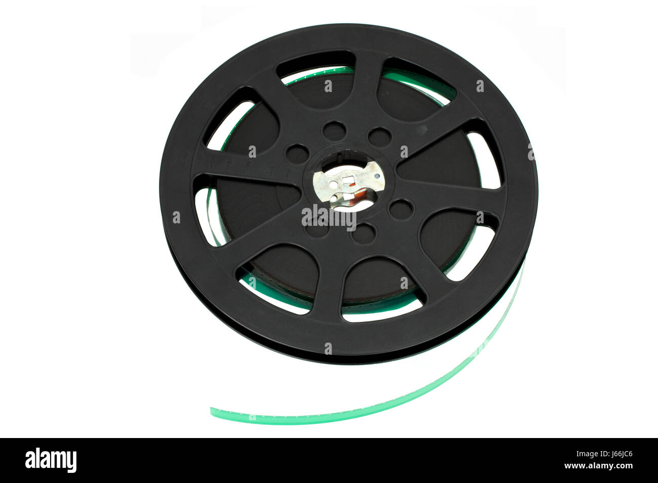 spiral roll sink unit sink film reel film movie celluloid green black ...