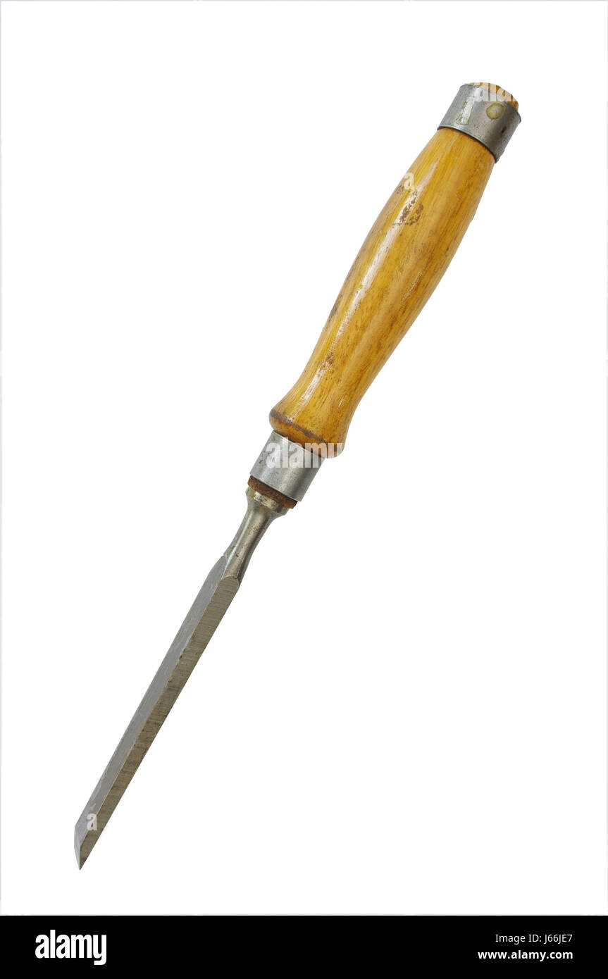 tool wood repair steel equipment chisel carpentry tool isolated wood ...
