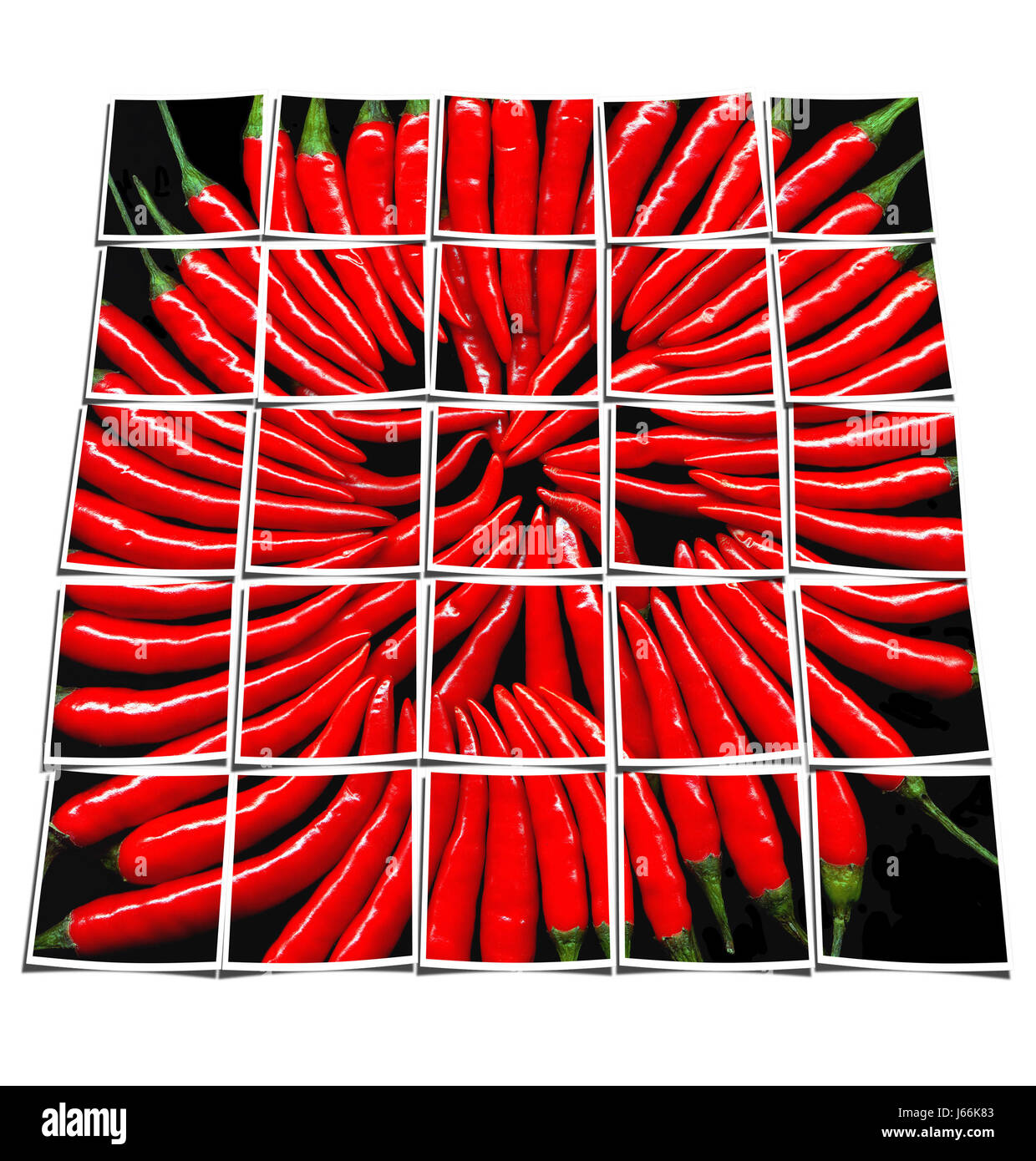 hot paprika peppers abstract multiple composite chilli chili red food ...