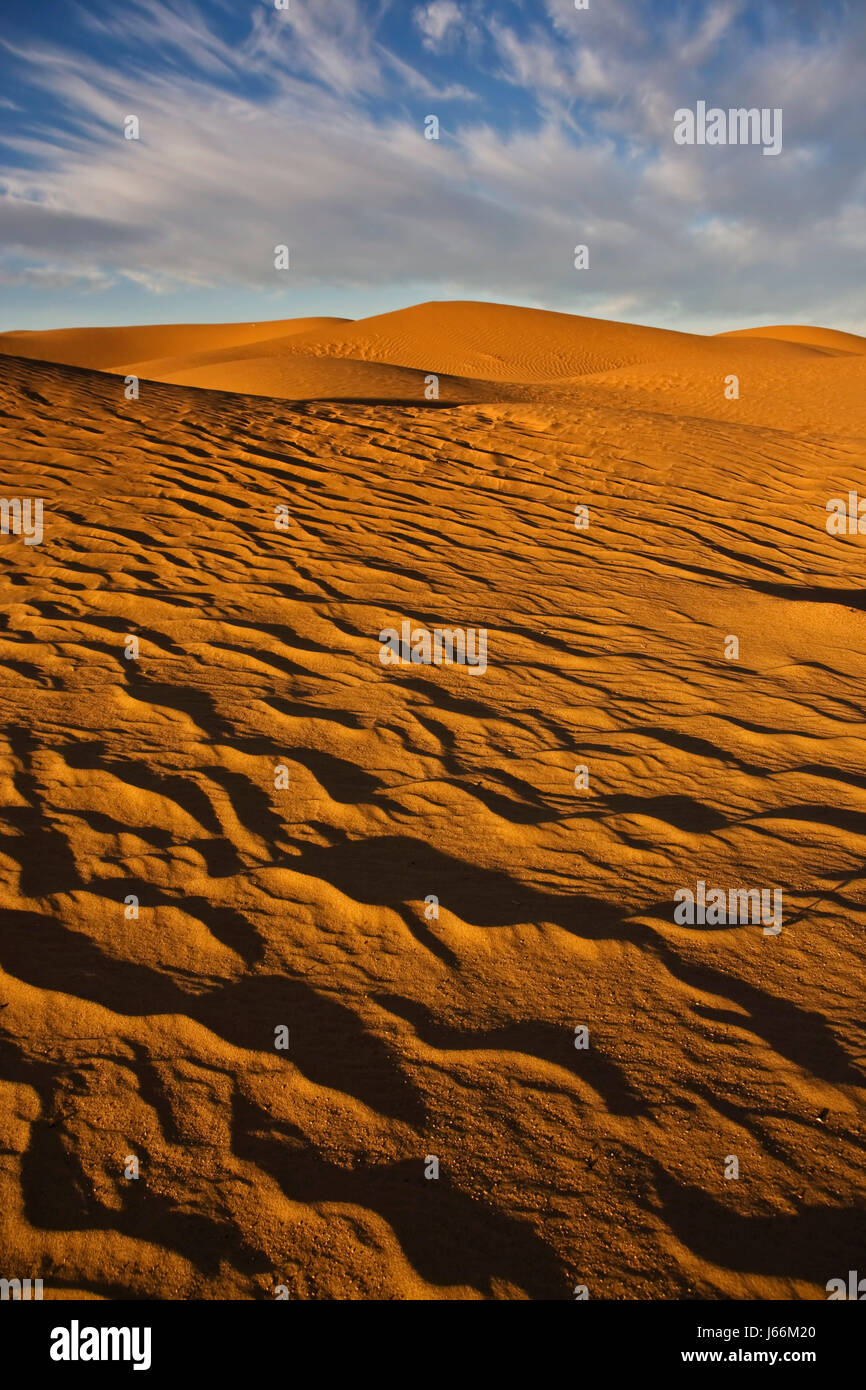 desert wasteland africa dune morning clouds firmament sky sands sand ...