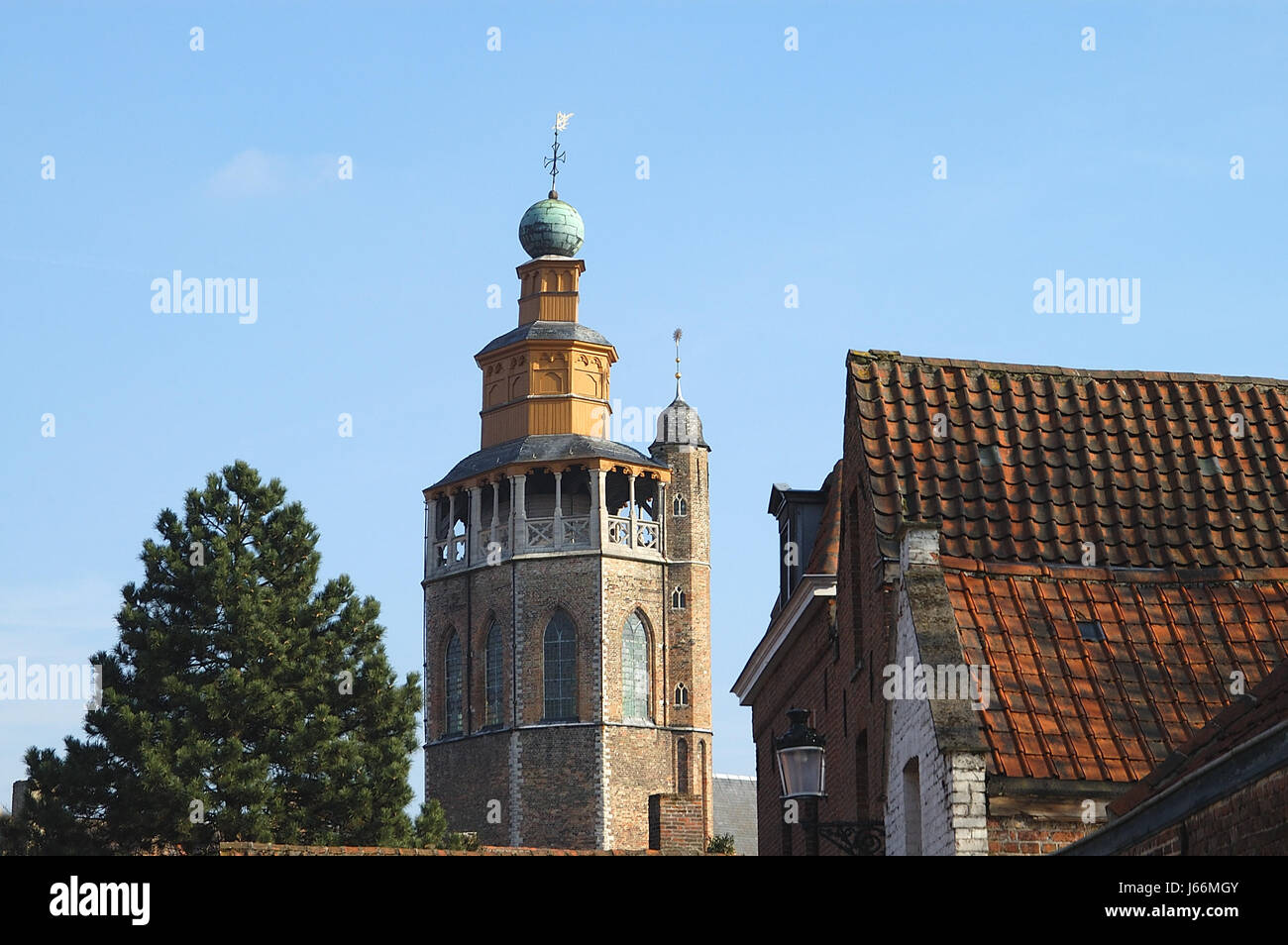 church belgium steeple building of historic importance bruges tower ...