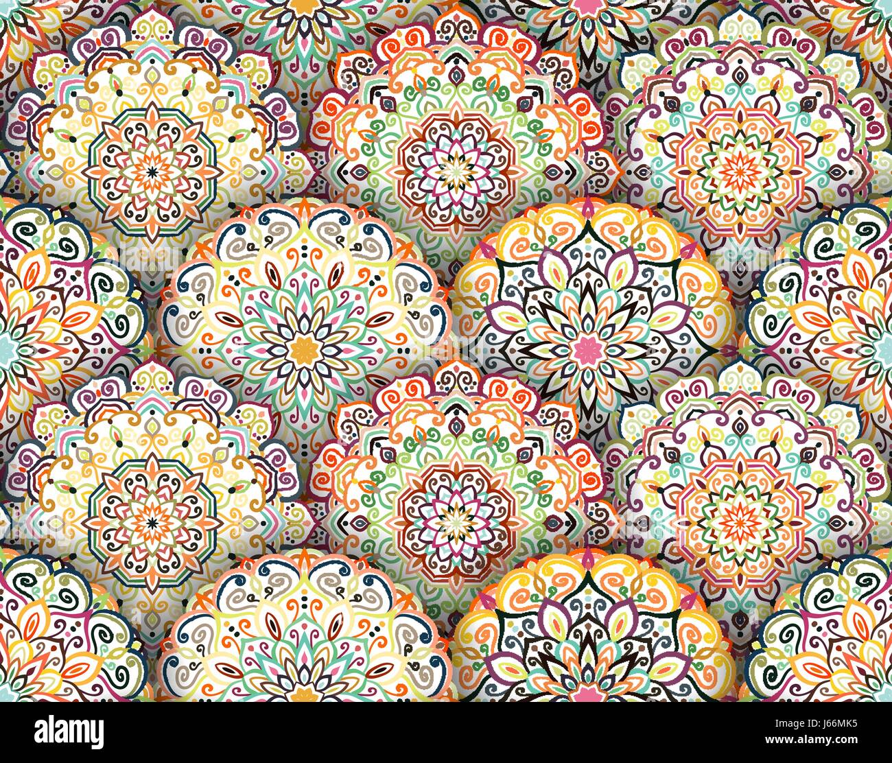 Mandala Pattern with Shadows Stock Vector Image & Art - Alamy