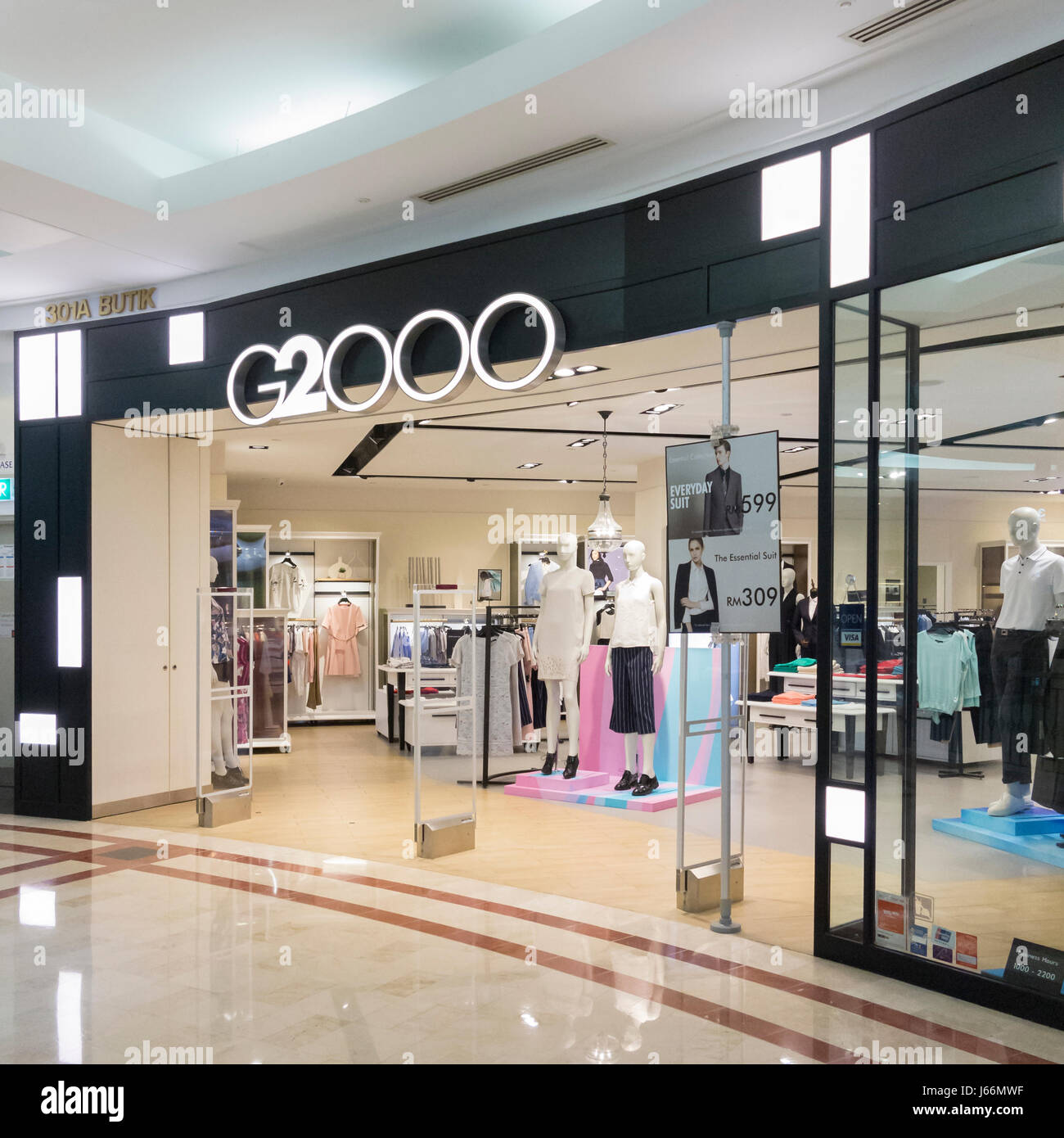 G2000 shop, Malaysia Stock Photo - Alamy