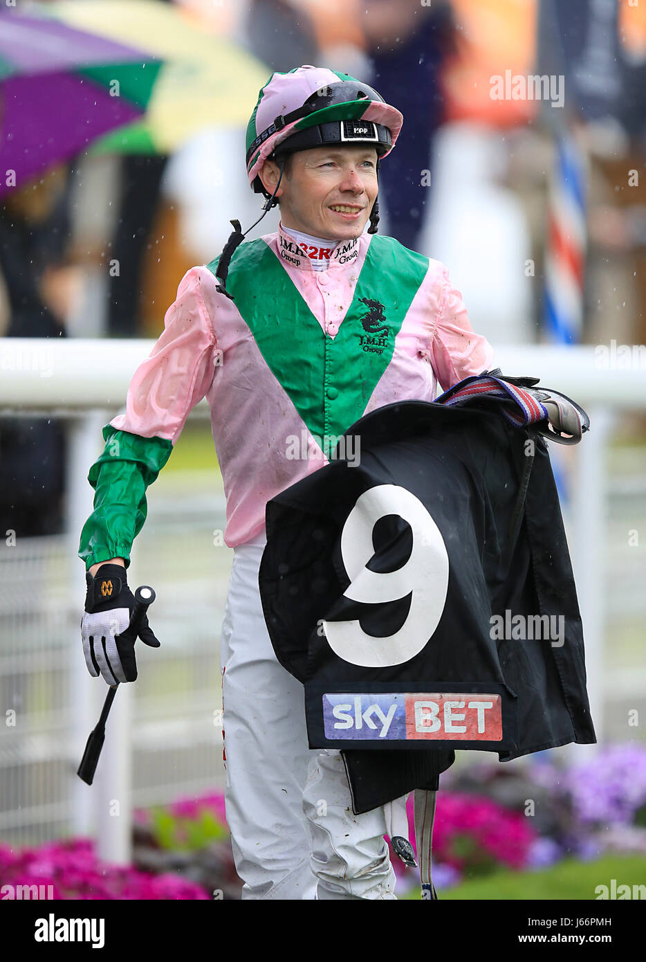 Jockey Jamie Spencer Stock Photo - Alamy