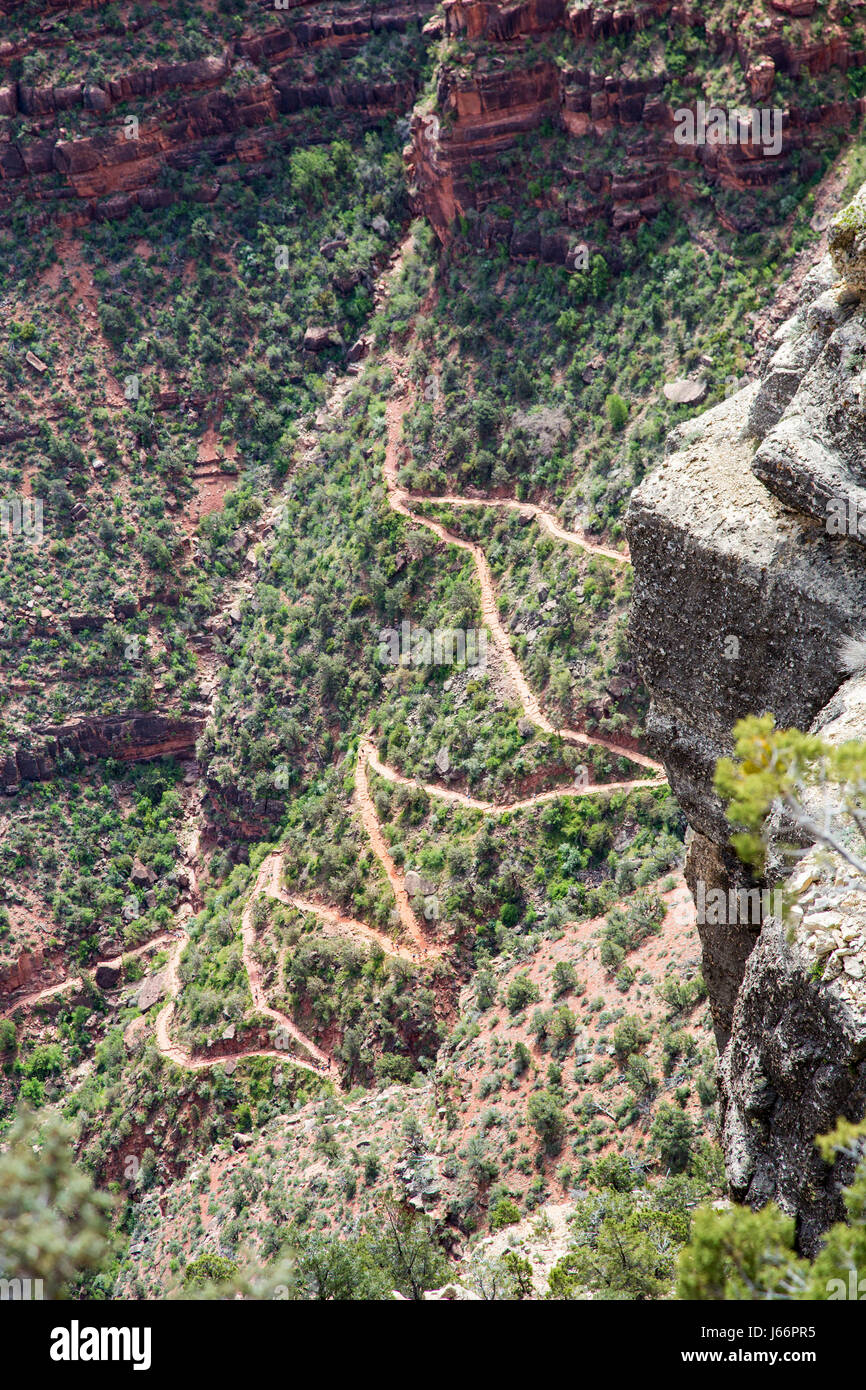 Grand canyon arizona switchback hi-res stock photography and images - Alamy