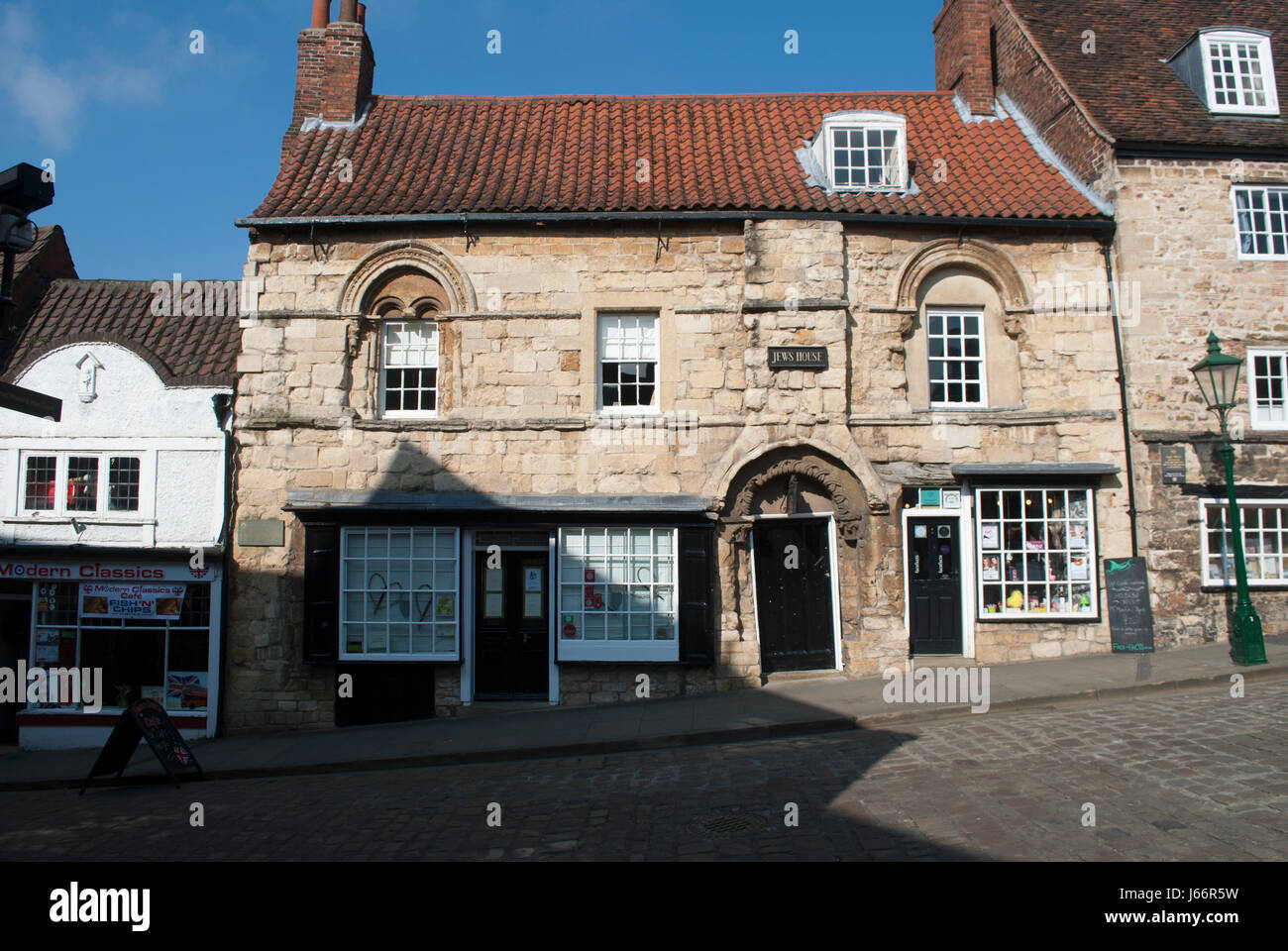 The Jews House, Lincoln Stock Photo - Alamy