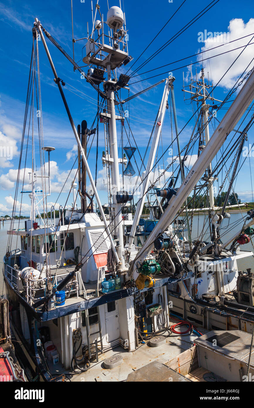 Commercial Fishing Boat Deck