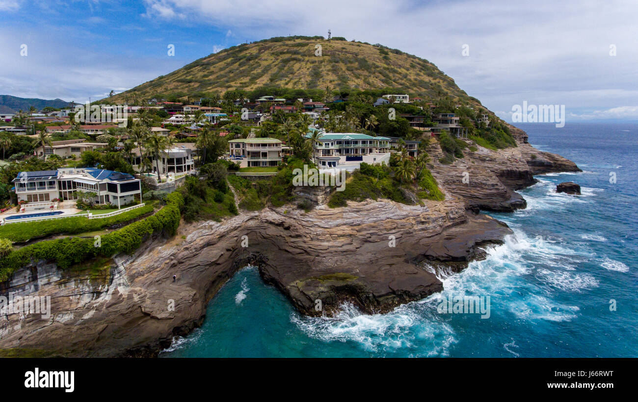 Honolulu aerial hi-res stock photography and images - Alamy