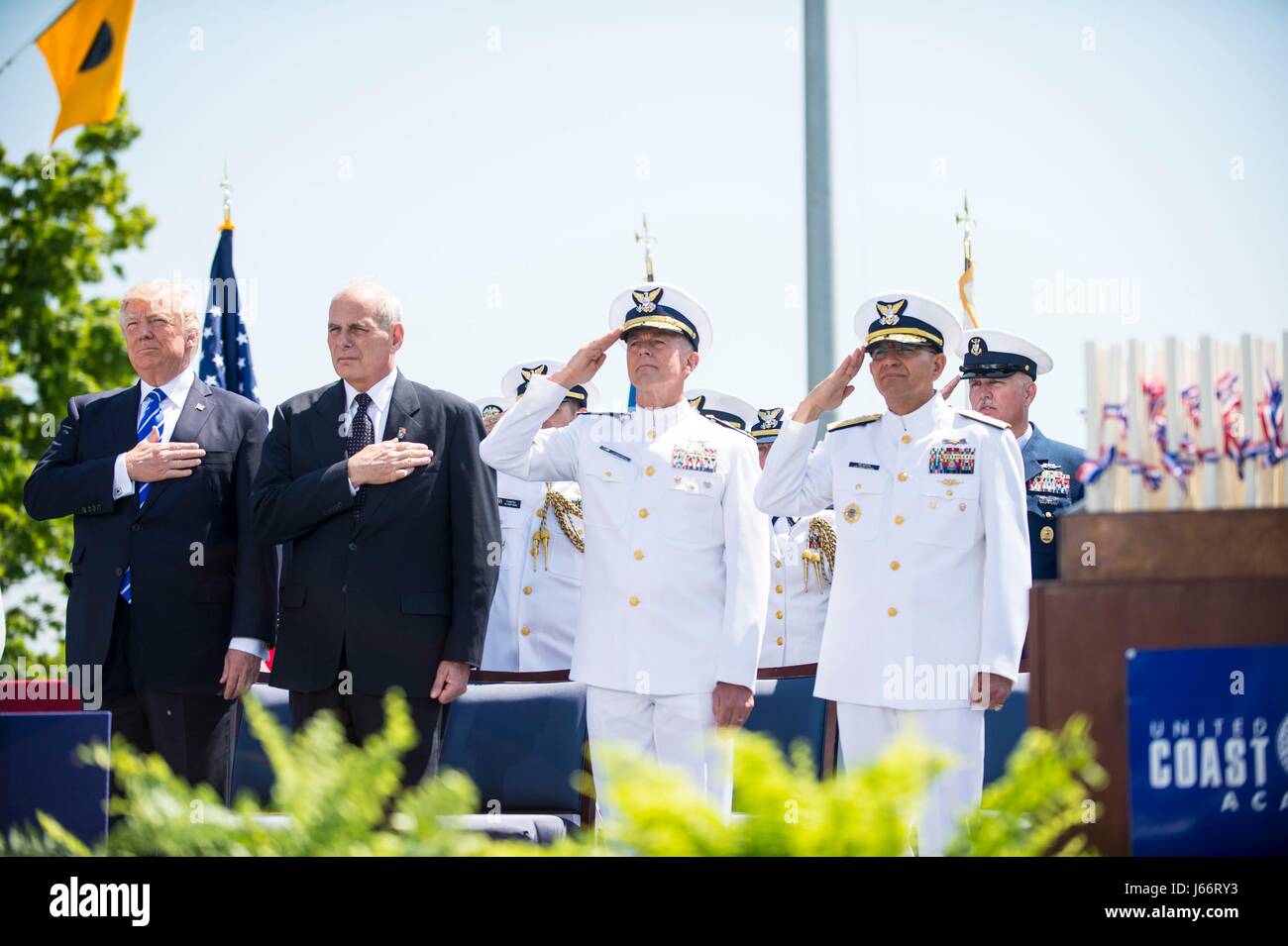 U.S. President Donald Trump, Homeland Security Secretary John Kelly ...