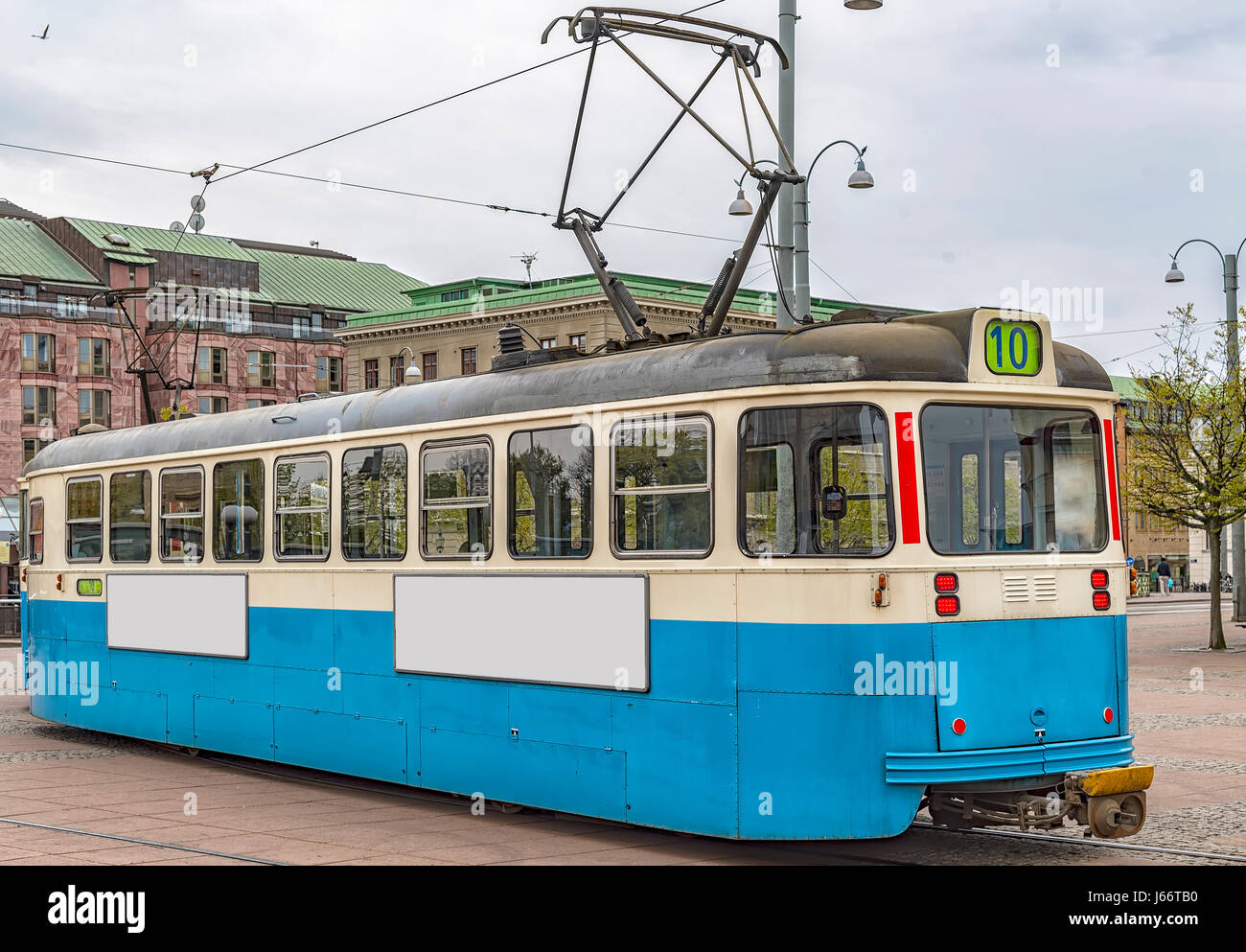 One of the iconic trams of Gothenburg in Sweden Stock Photo - Alamy
