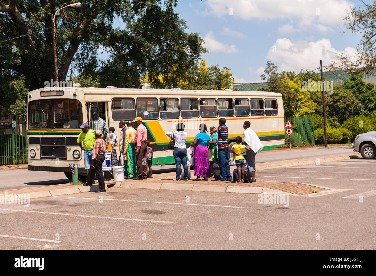 Bus Queue Africa High Resolution Stock Photography and Images - Alamy