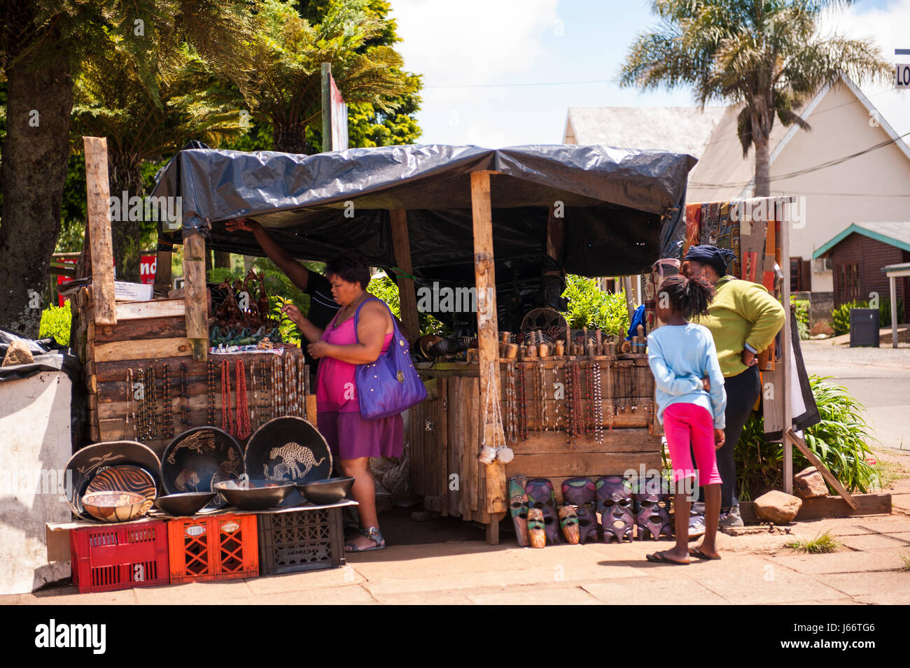 Shopping in Africa Stock Photo - Alamy