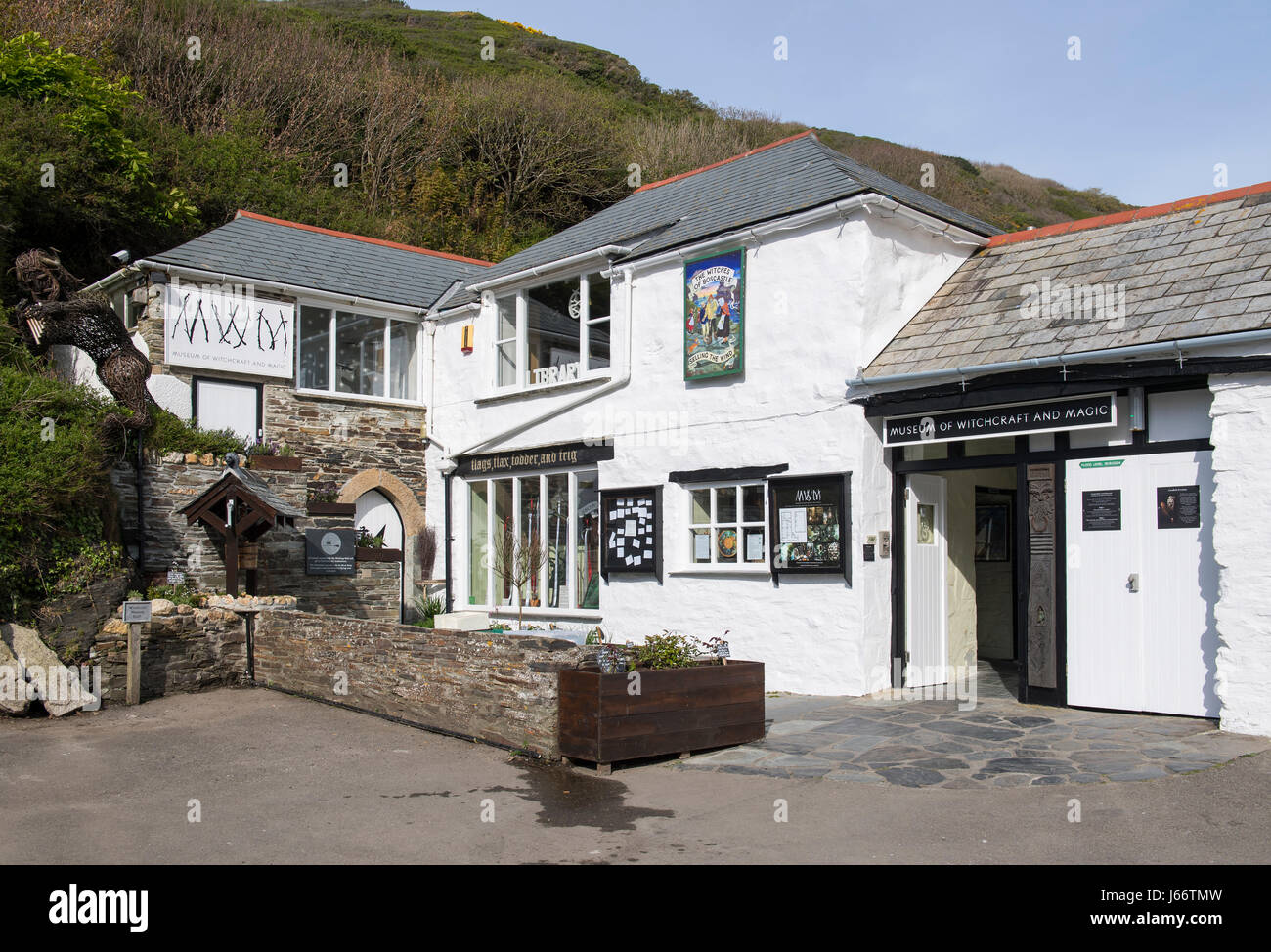 Museum of Witchcraft and Magic, Boscastle, Cornwall, England, UK Stock ...