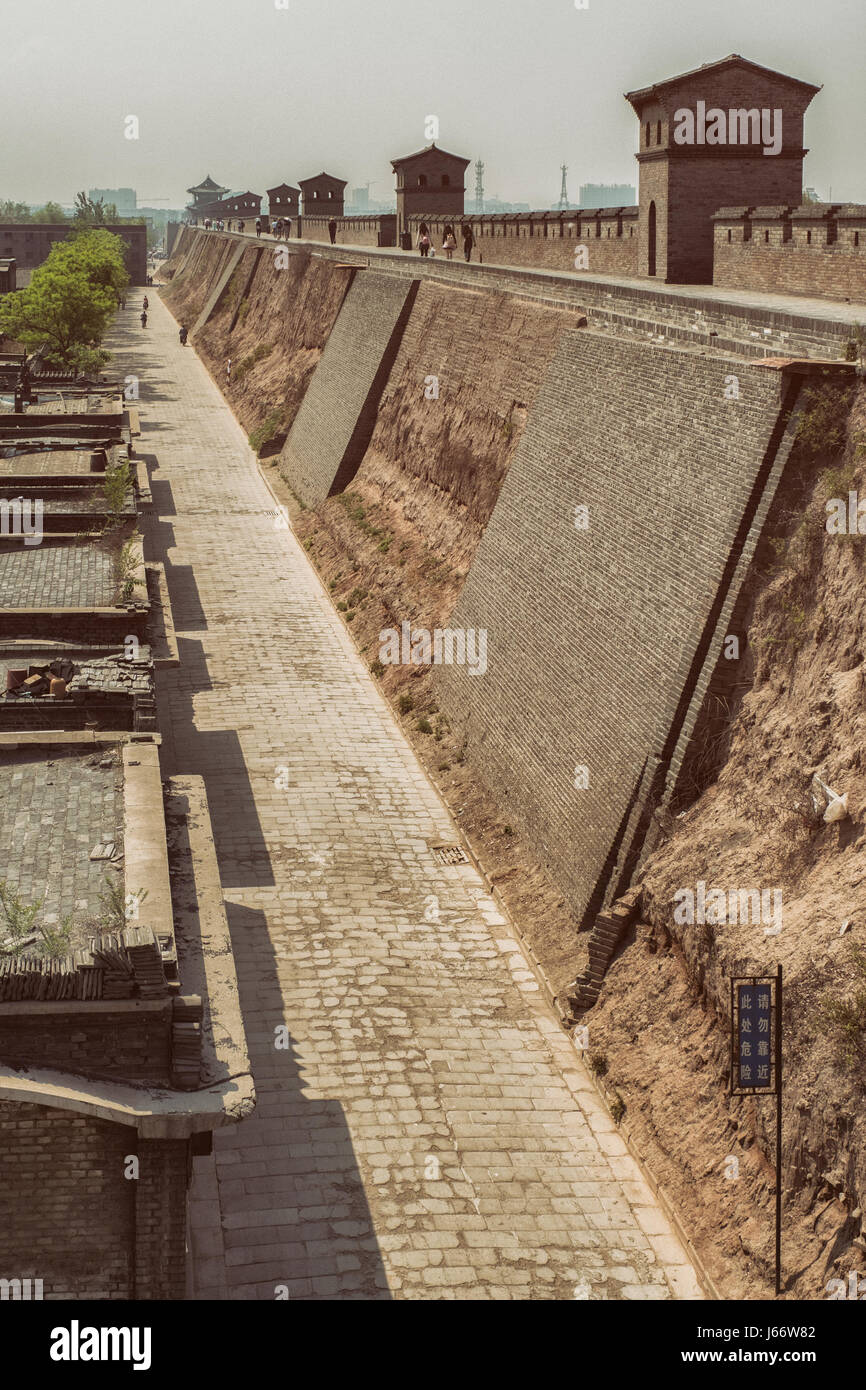 Pingyao ancient city wall shanxi hi-res stock photography and images ...