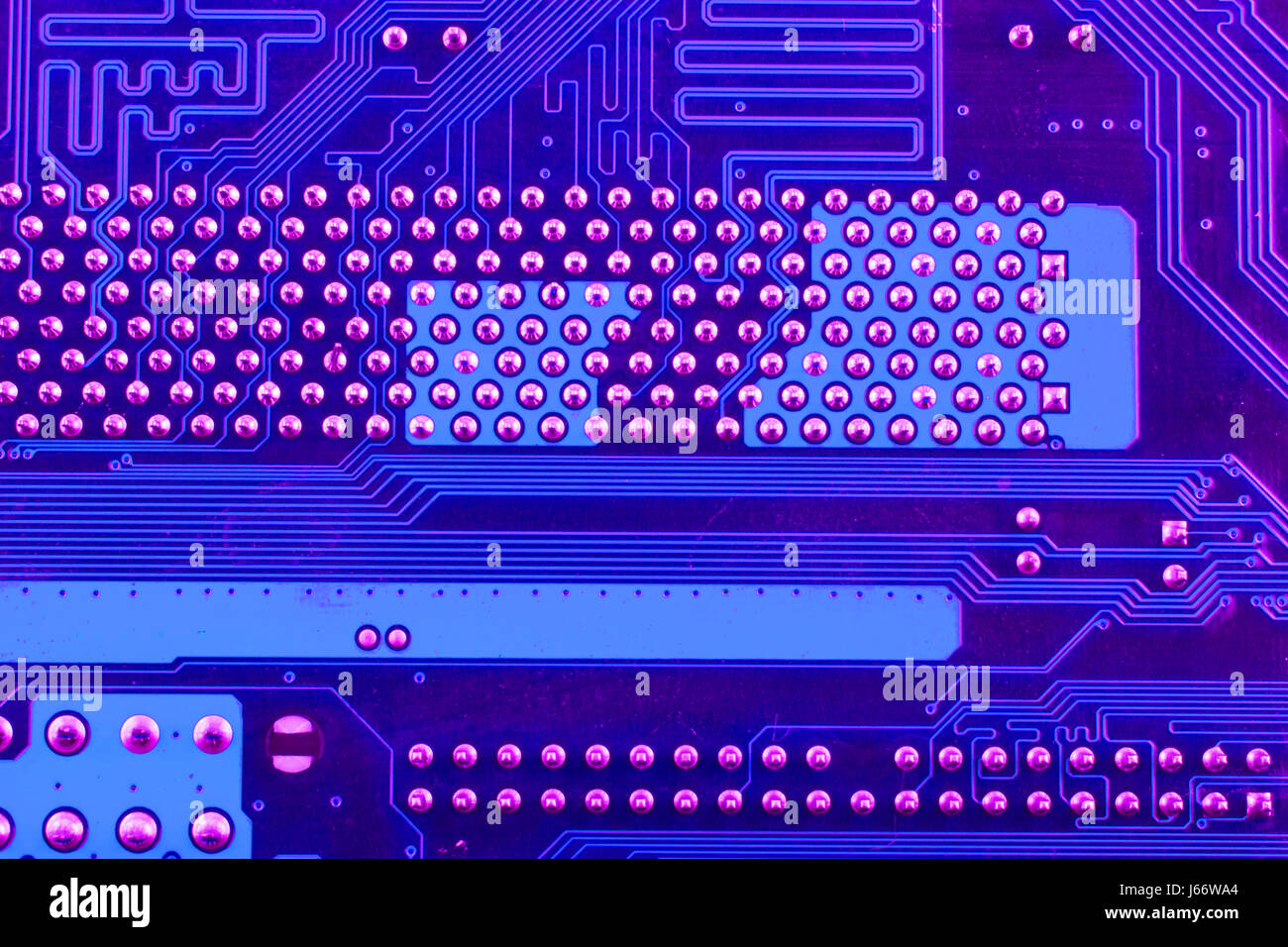 Circuit board. Electronic computer hardware technology. Motherboard ...