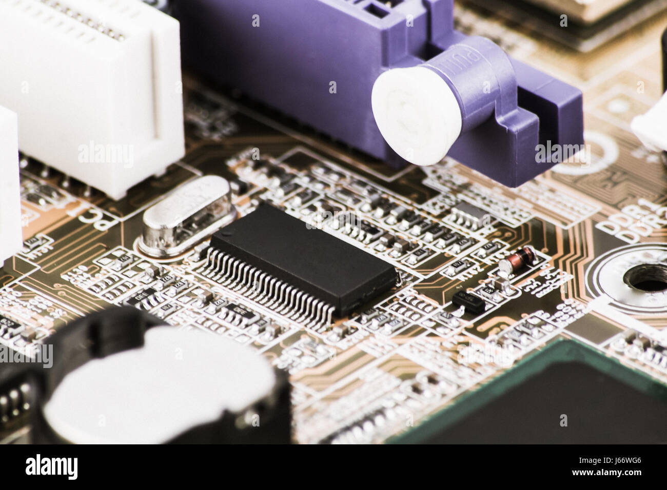 Integrated semiconductor microchip microprocessor on circuit board ...
