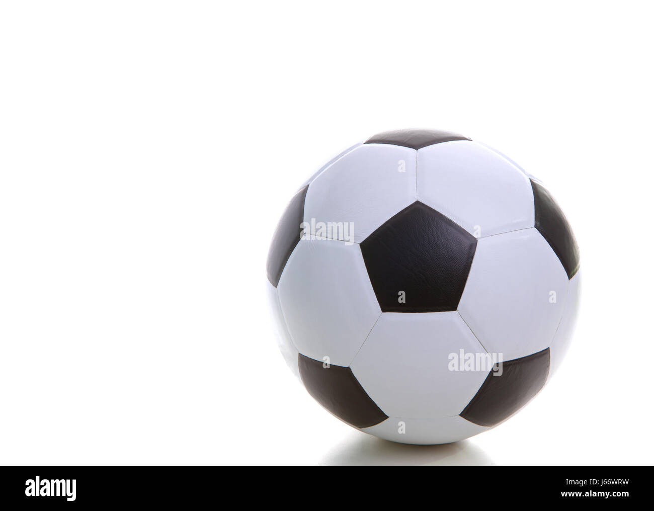 soccer football on white background Stock Photo - Alamy