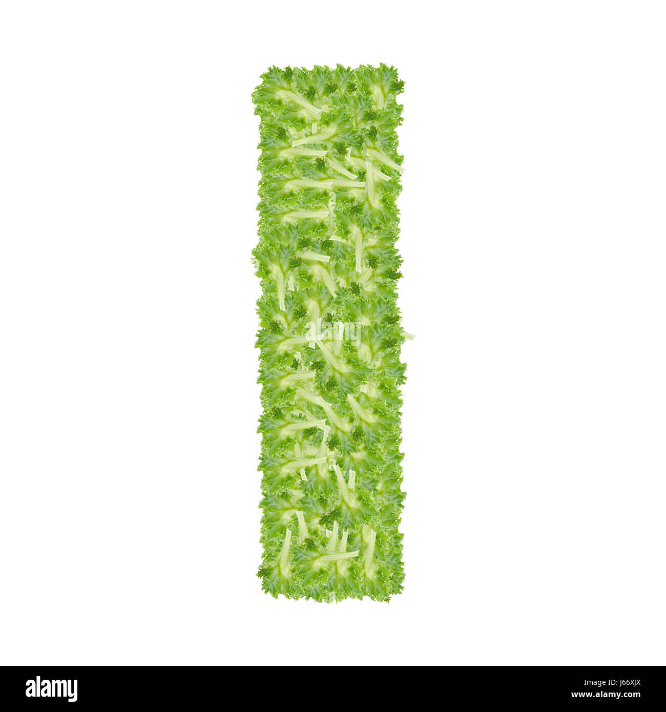 Letter I alphabet with hydroponics leaf ABC concept type as logo ...