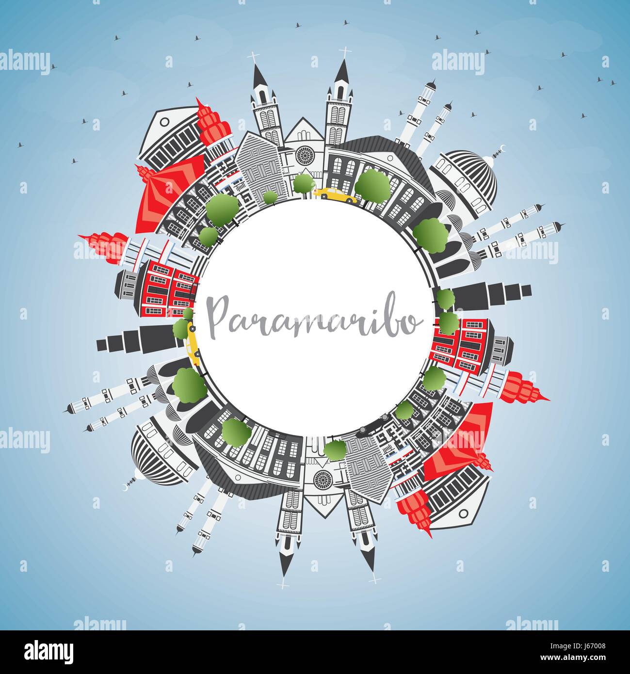 Building paramaribo suriname Stock Vector Images - Alamy