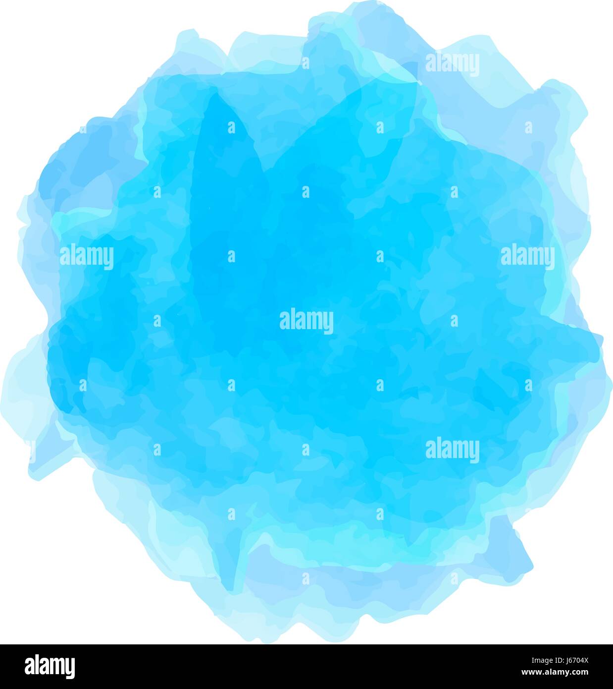 Blue watercolor illustration abstraction on white Stock Vector Image ...