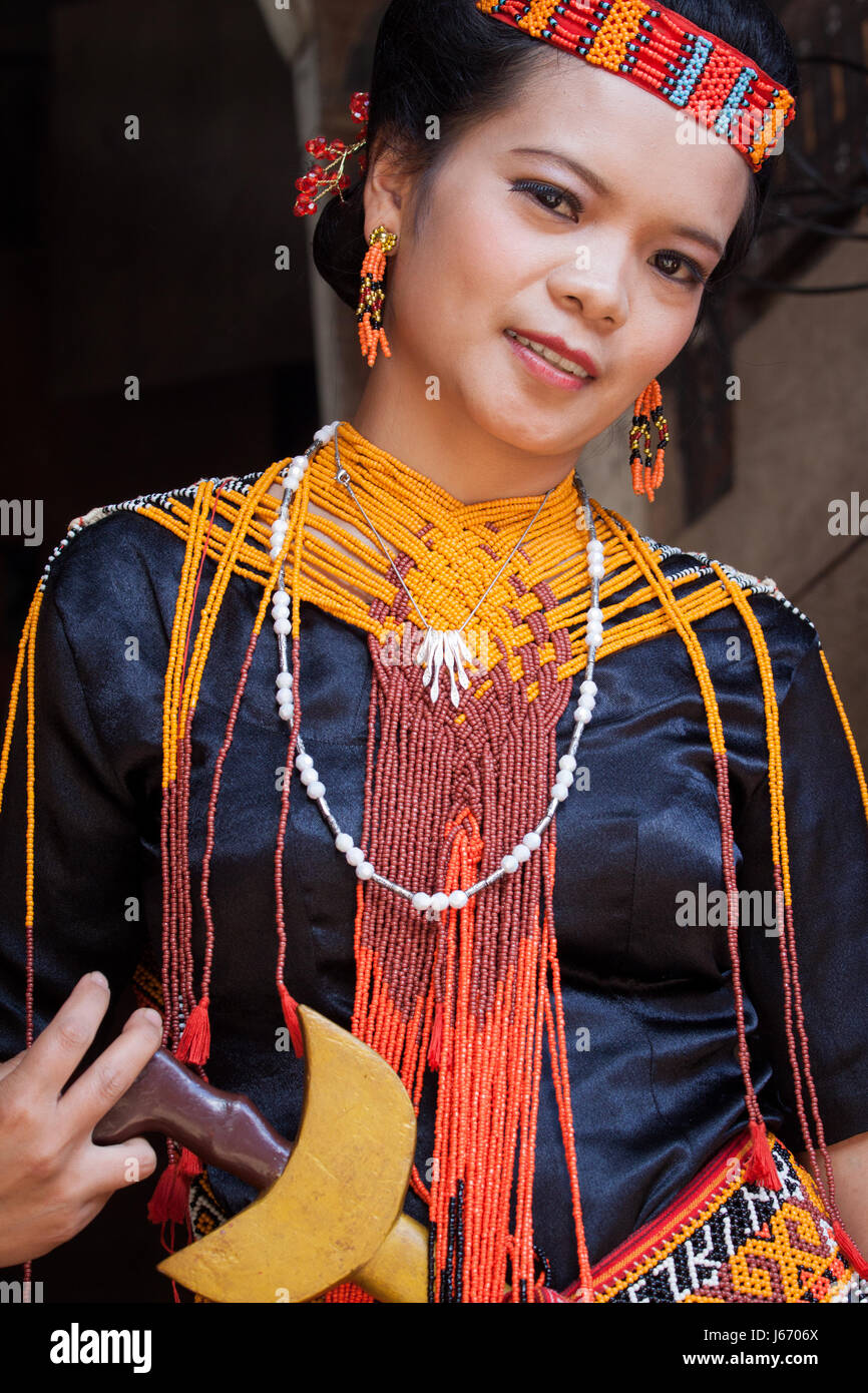 Beautiful portrait image of traditional colorful costume worn by pretty ...
