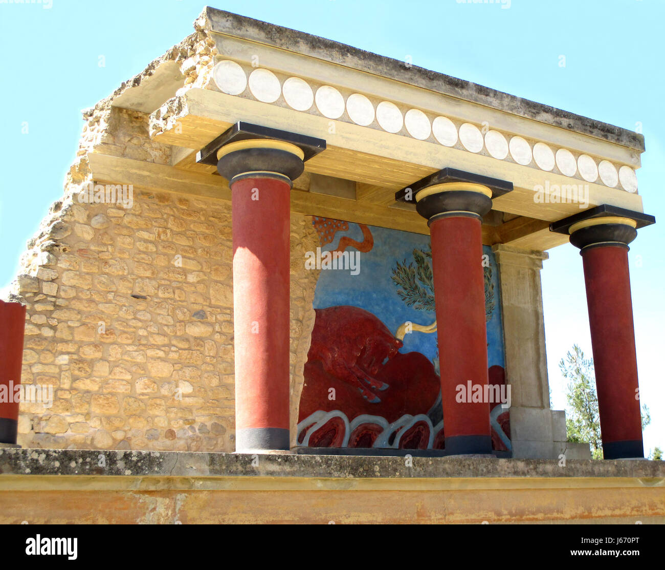 Ancient Customs House of Knossos, UNESCO World Heritage Site on Crete ...