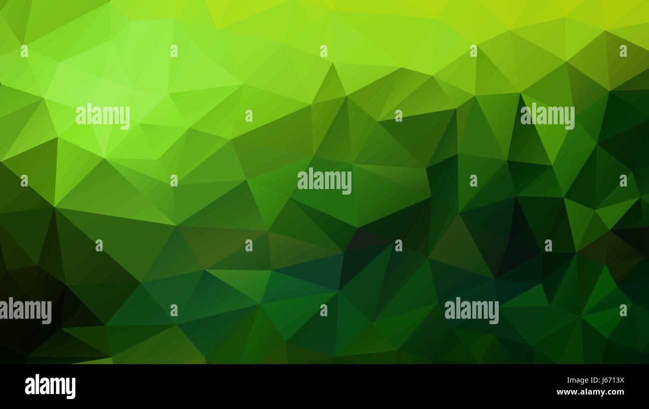 Abstract polygonal background in green shades. There is a variant in ...