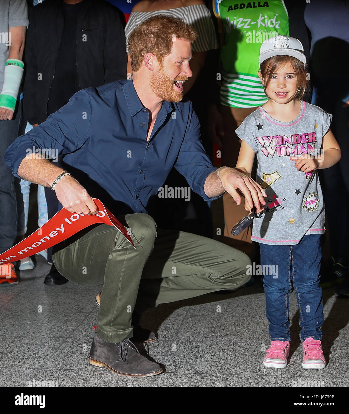Prince Harry officially opens the 2017 London Marathon Expo at ExCel ...