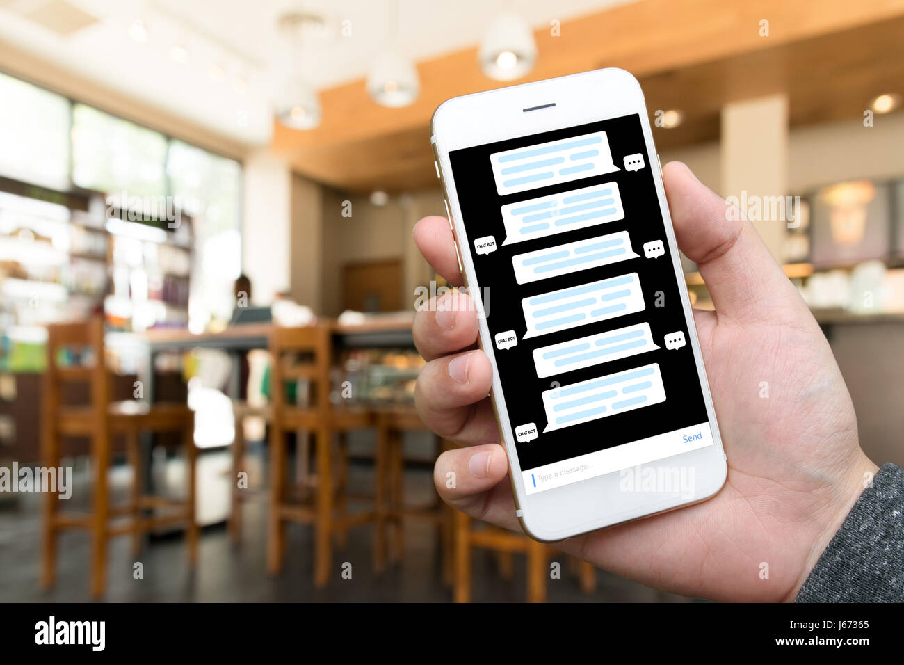 Chatbot online shop hi-res stock photography and images - Alamy