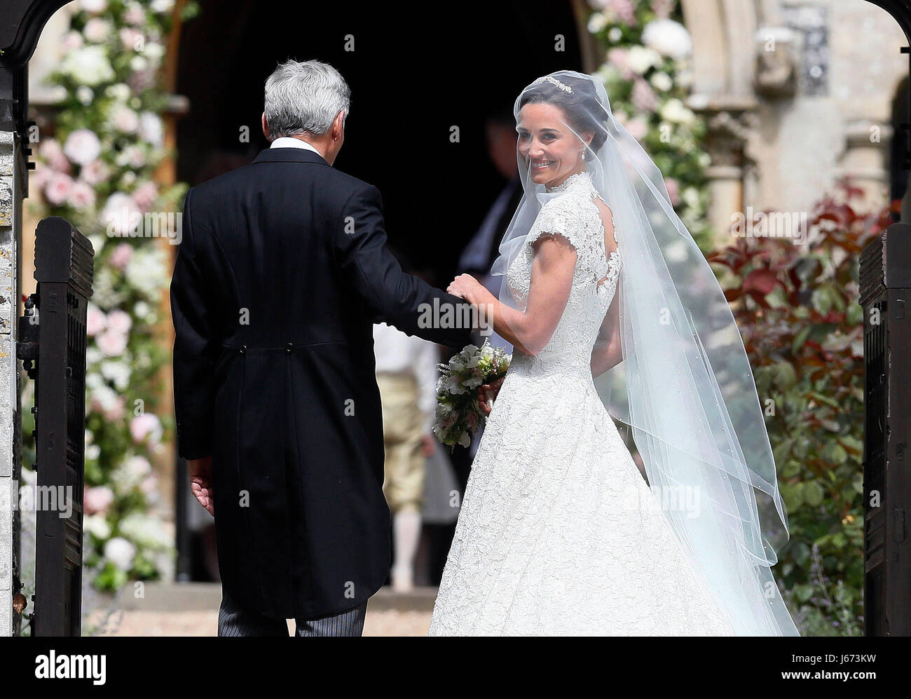 The Duchess of Cambridge's sister Pippa Middleton arrives with their ...