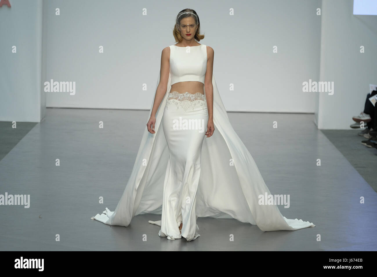 Madrid Bridal Week 2017 - Manu García - Catwalk Featuring: Model Where ...