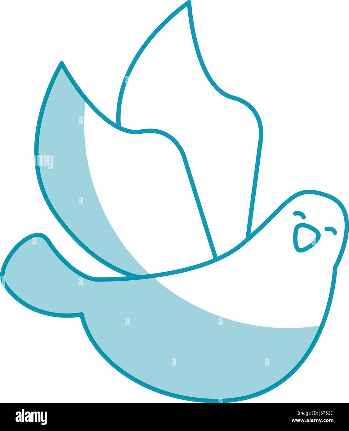 cute dove flying icon Stock Vector Image & Art - Alamy