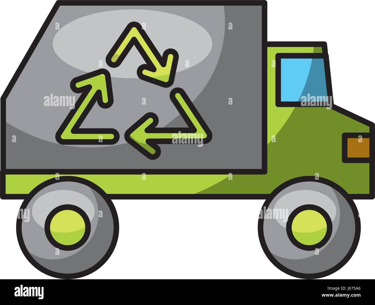 Recycle pickup Stock Vector Images - Alamy