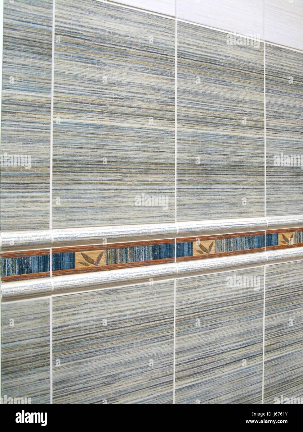 detail room wall tiles ceramics tile bathroom grey gray house building ...