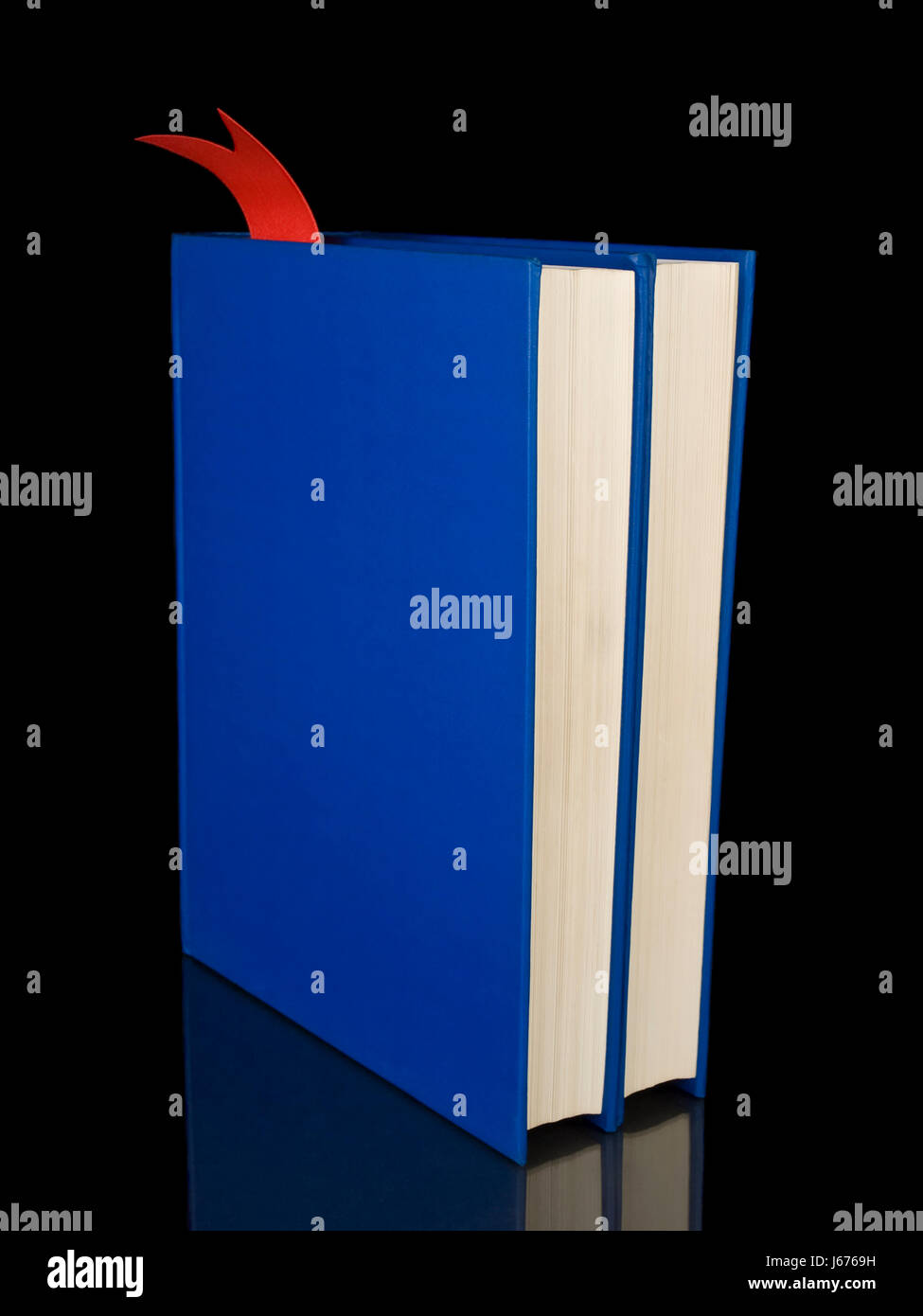 blue education reflection mirror books book red two study blue present ...