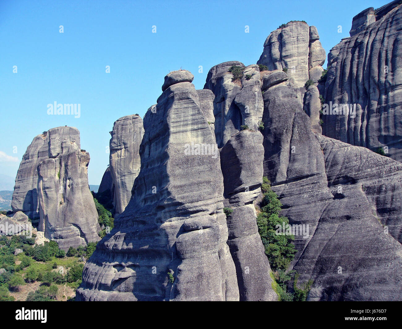 greece rock ravine erosion granite tower mountains stone greece rock ...