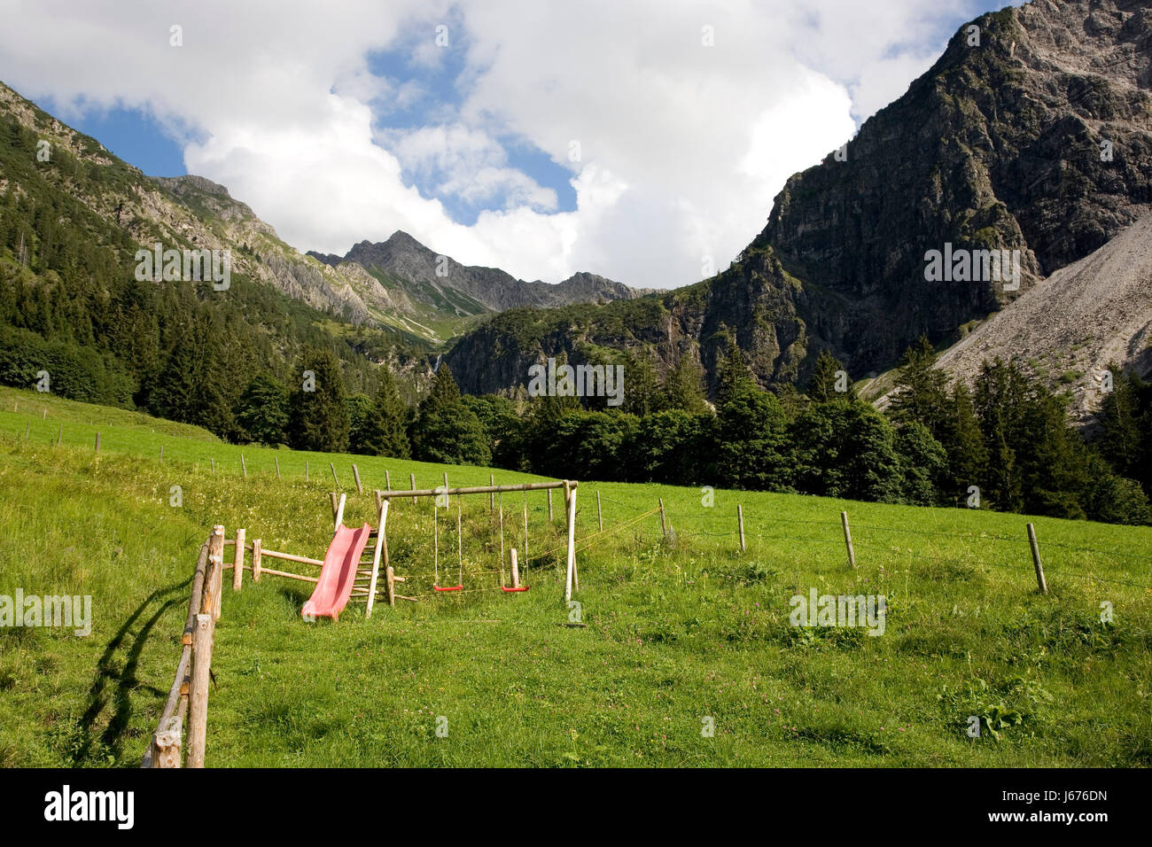 mountains alps alp allgu chute playground mountains alps alp summit ...