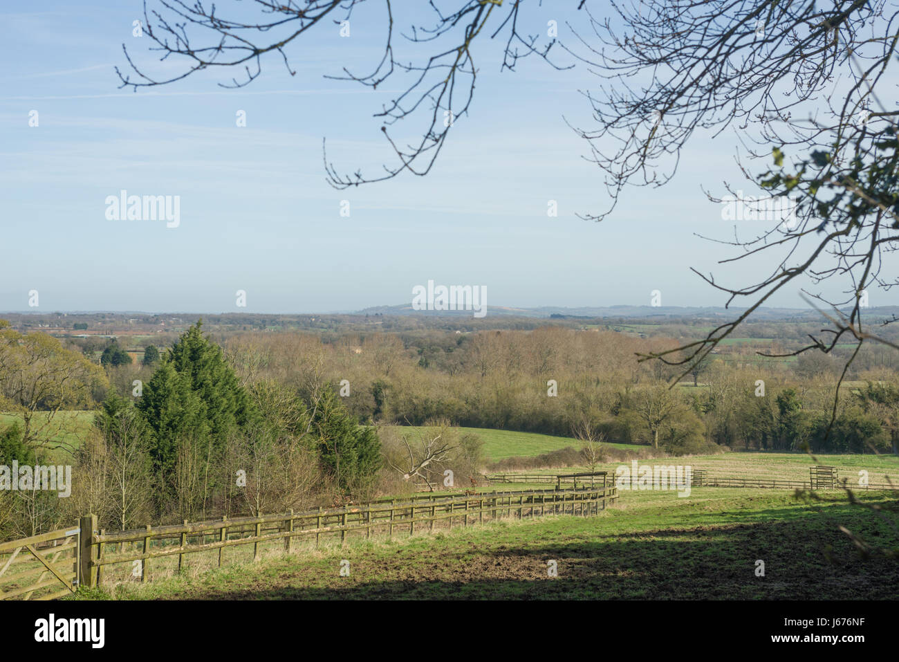 Evenlode valley view hi-res stock photography and images - Alamy