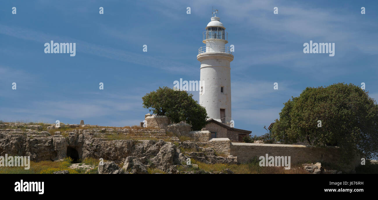 Paphos lighthouse, Cyprus Stock Photo - Alamy