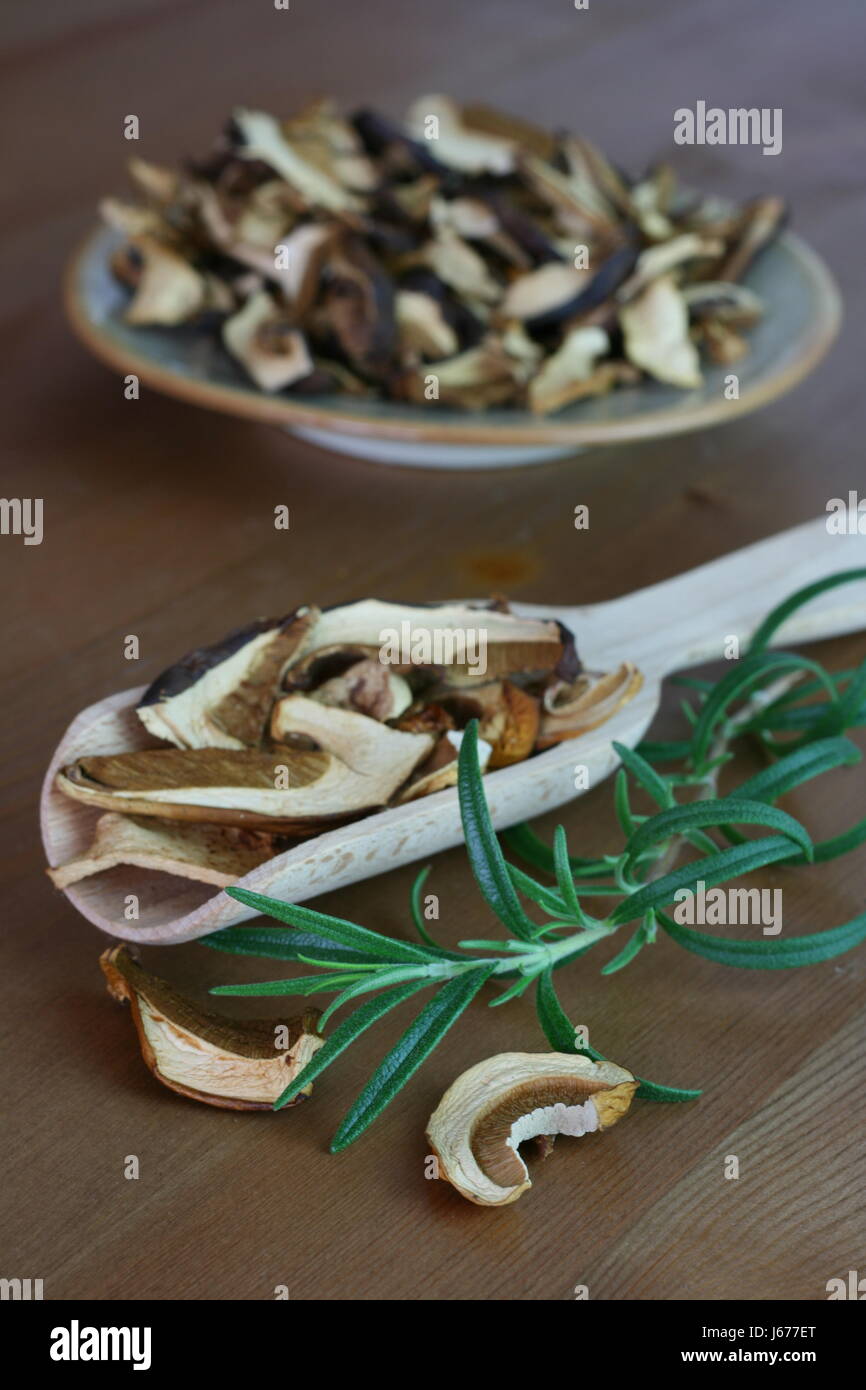flavour spicy mushrooms dried rosemary condiment flavour boil cooks ...