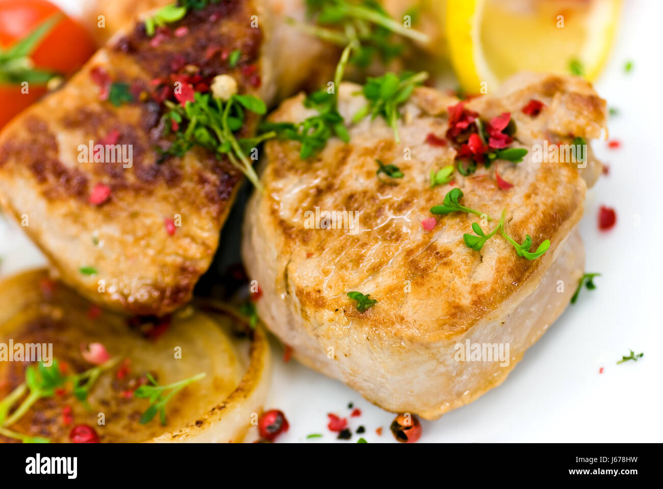 onion grilled fillet slim arid sligth lean gaunt thin roast fry meat ...